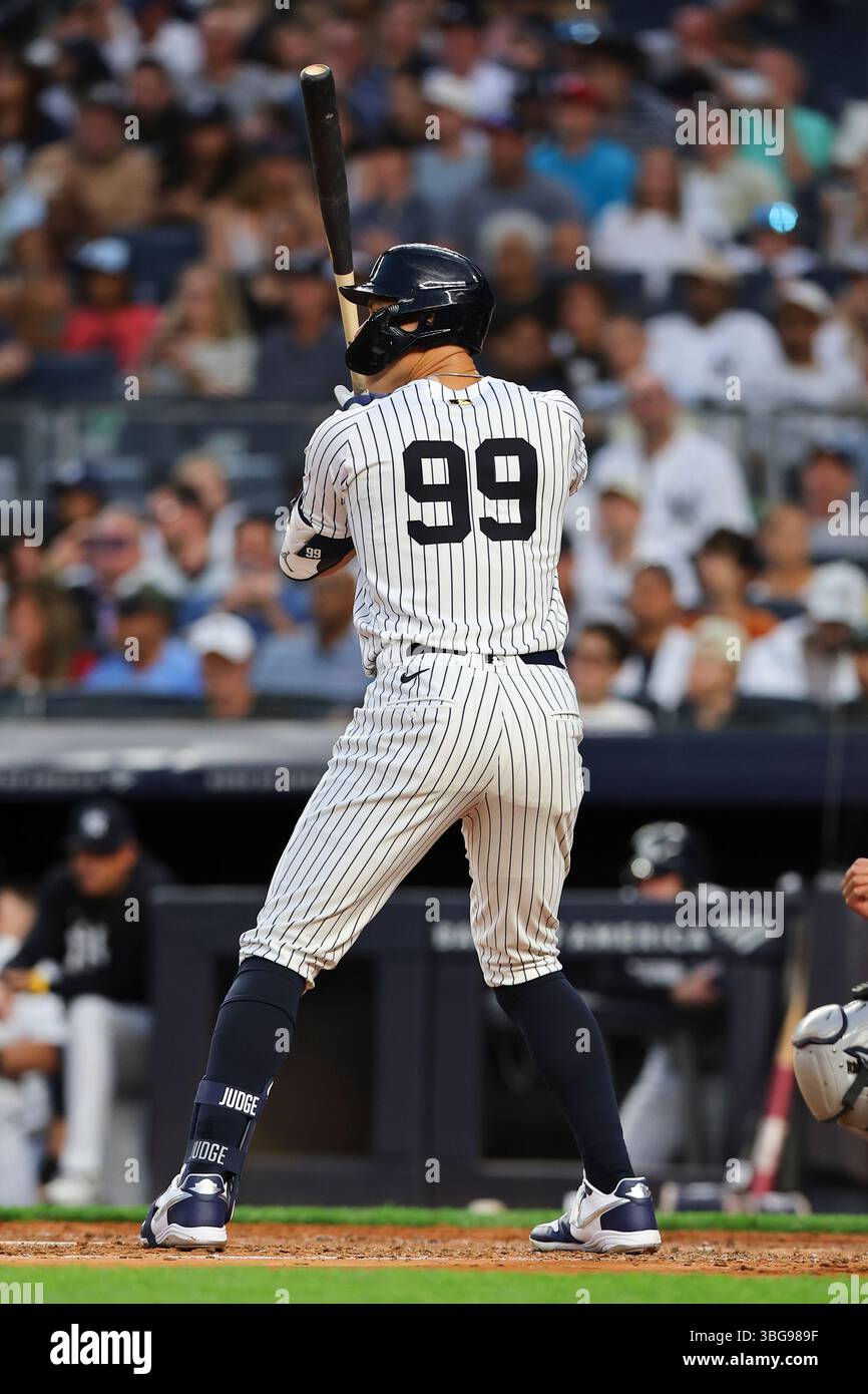 BRONX, NY - JUNE 03: Aaron Judge #99 of the New York Yankees at bat ...