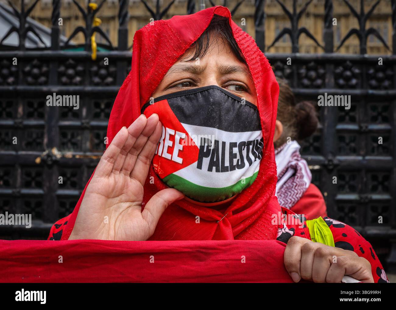 London UK 04th June 2025 A Red Line For Palestine Is Created london-uk-04th-june-2025-a-red-line-for-palestine-is-created