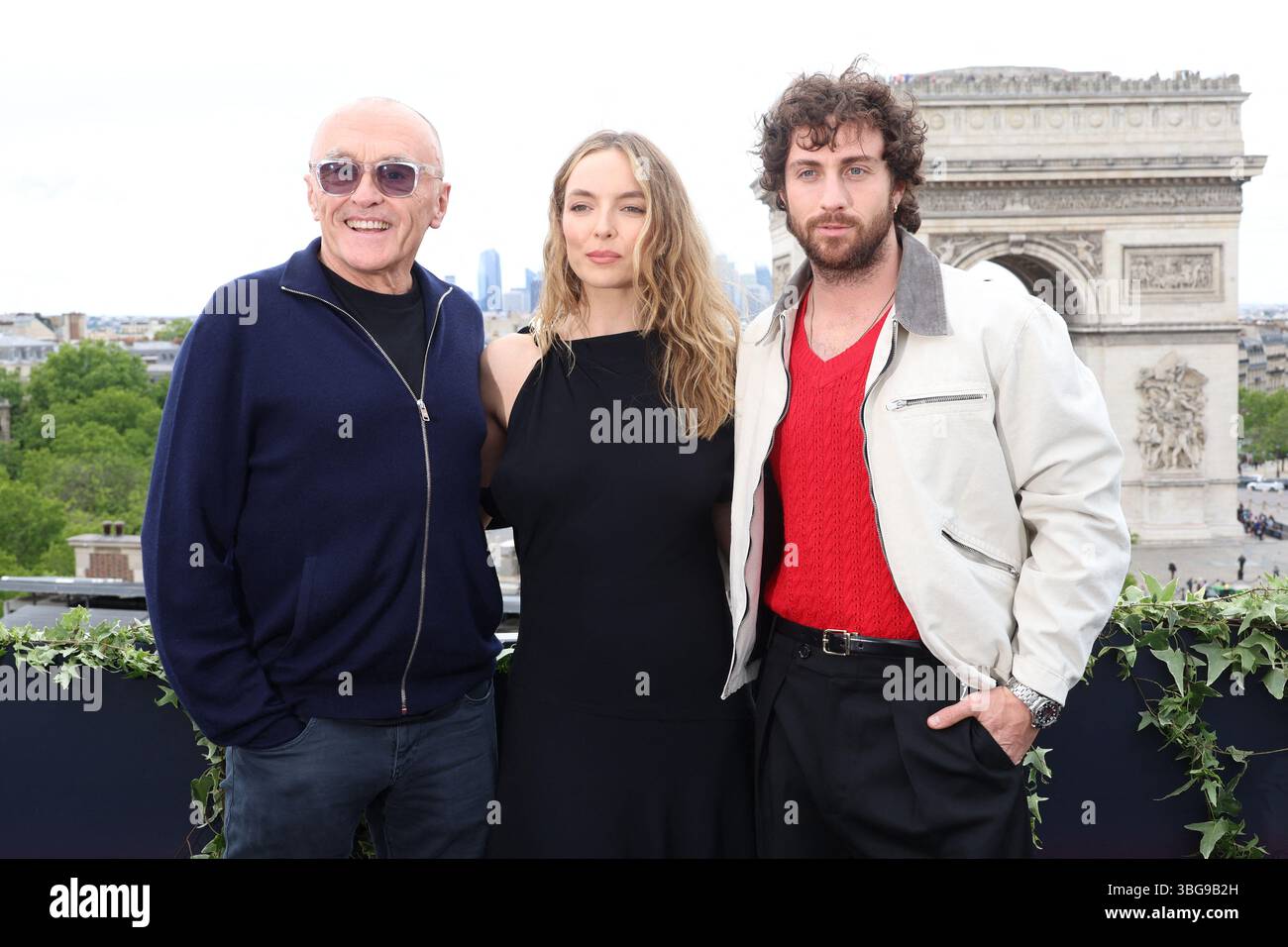 Jodie Comer, Aaron Taylor-Johnson and Danny Boyle attend the "28 Years ...