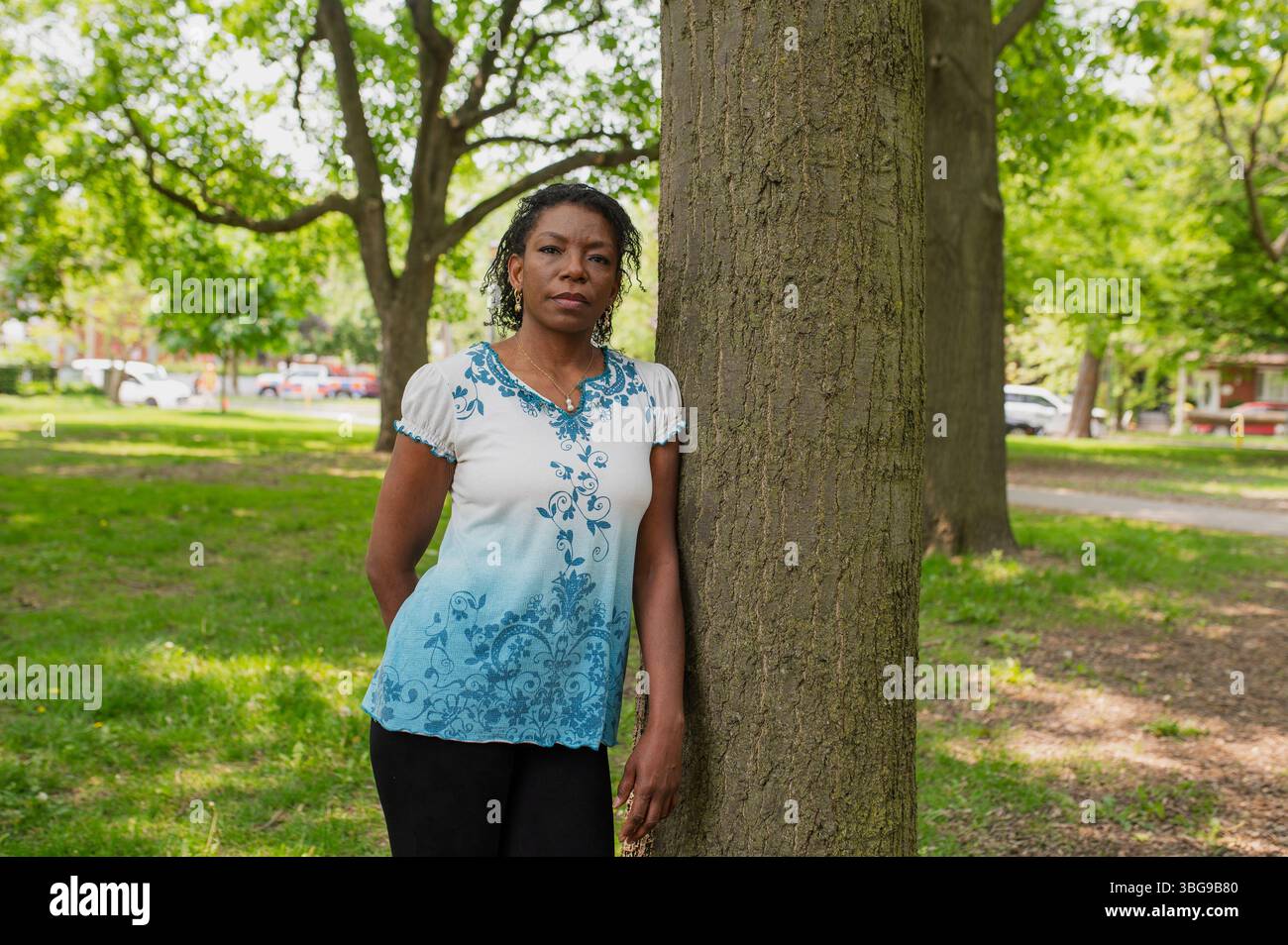 Toronto, Canada. 03rd June, 2025. Claudia Gomez is pictured in a park ...