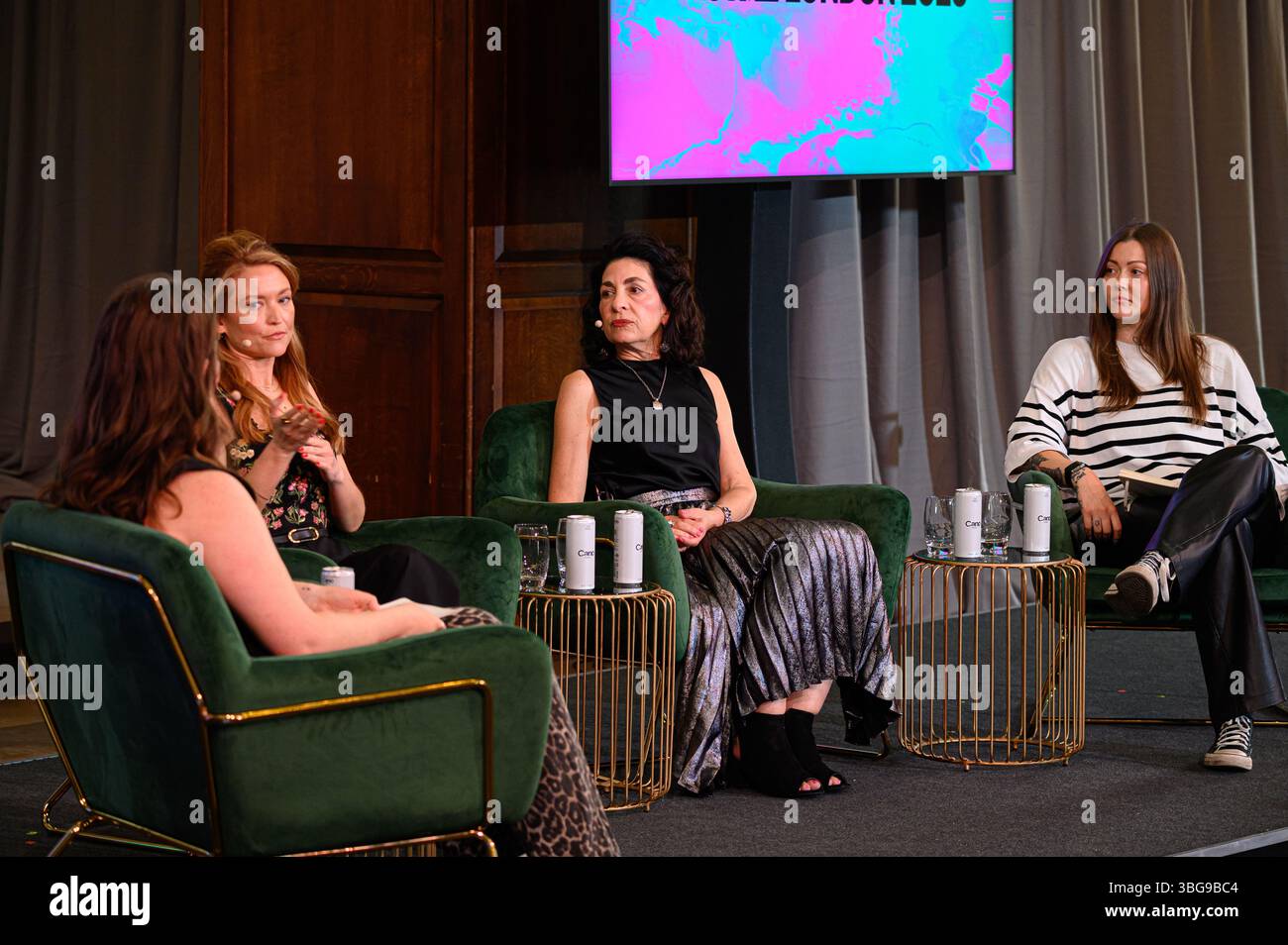 London, England, June 04, 2025. Phoebe Calver, Leigha Kingsley, Peggy ...