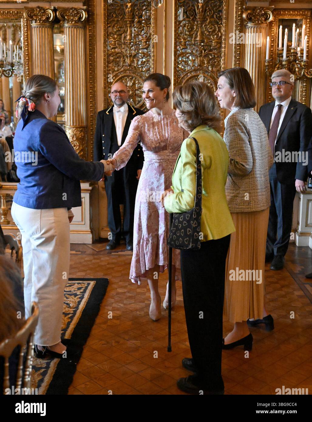 Stockholm, Sweden. 04th June, 2025. Queen Silvia and Crown Princess ...