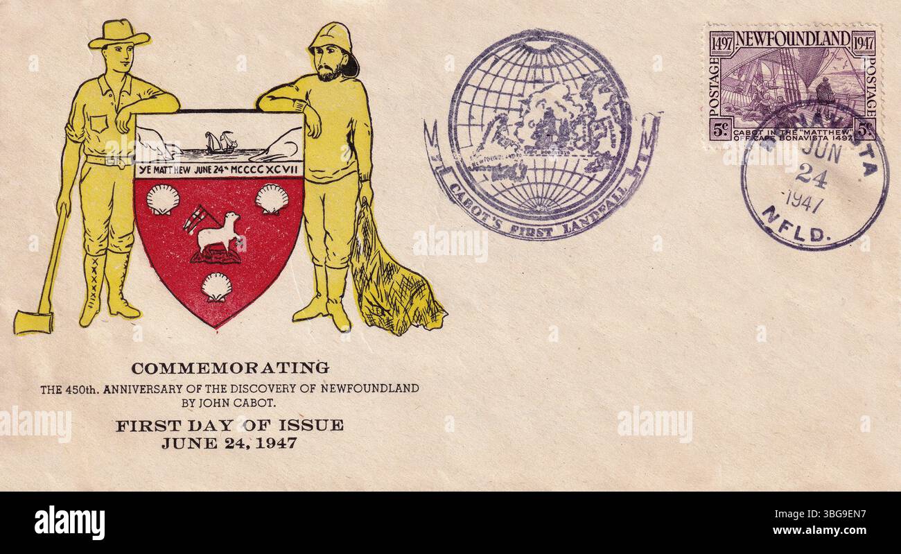 Newfoundland Discovery Anniversary Stock Photo - Alamy