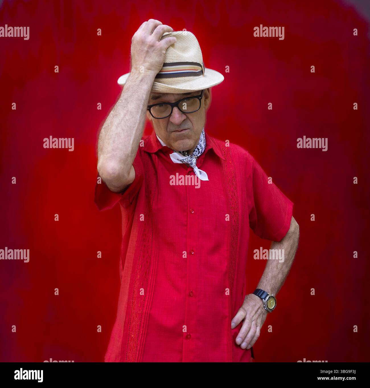 Multifaceted artist Víctor Coyote poses for Europa Press, June 4, 2025 ...