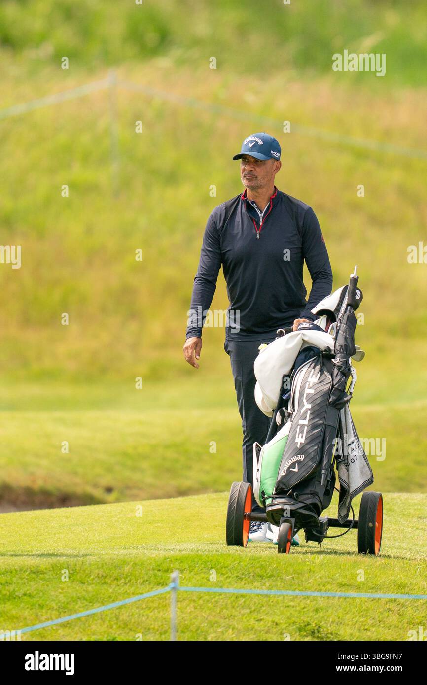 AMSTERDAM, THE NETHERLANDS - JUNE 4: Ruud Gullit during ProAm of the ...