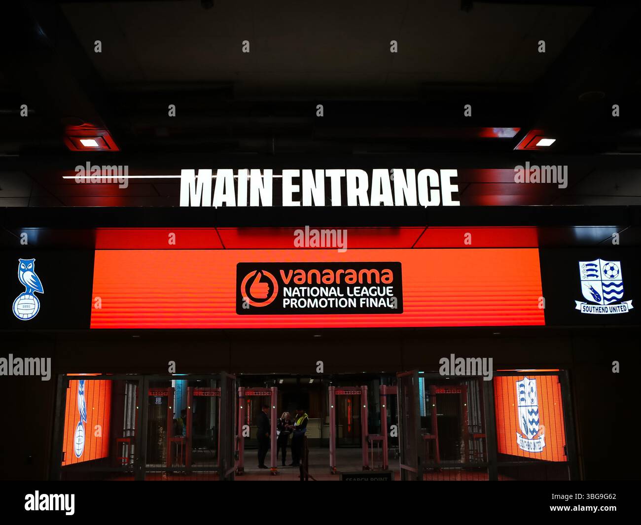 Wembley Stadium’s Main Entrance before the Vanarama National League ...