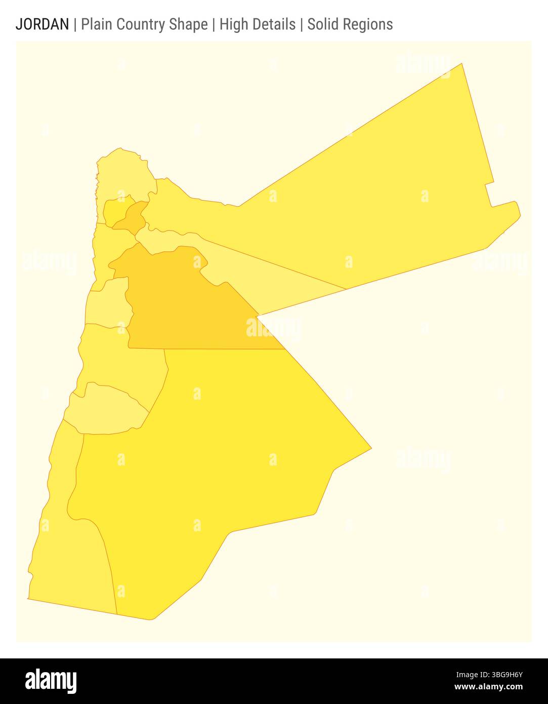 Jordan map solid regions pattern hi-res stock photography and images ...
