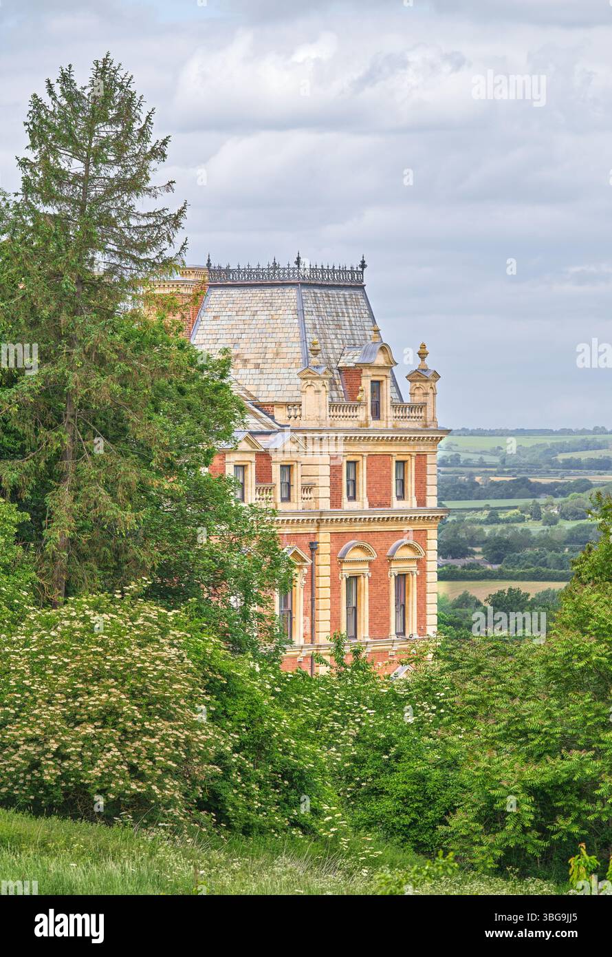 East Carlton Hall, a grade II listed mansion, unoccupied, in East ...