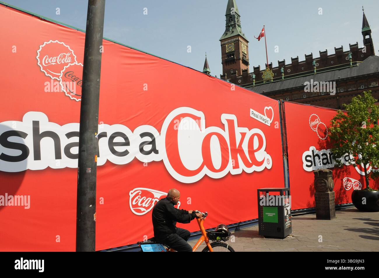 Copenhagen/ Denmark/04 june 2025/Huge cocoa cola promotion billboard ...