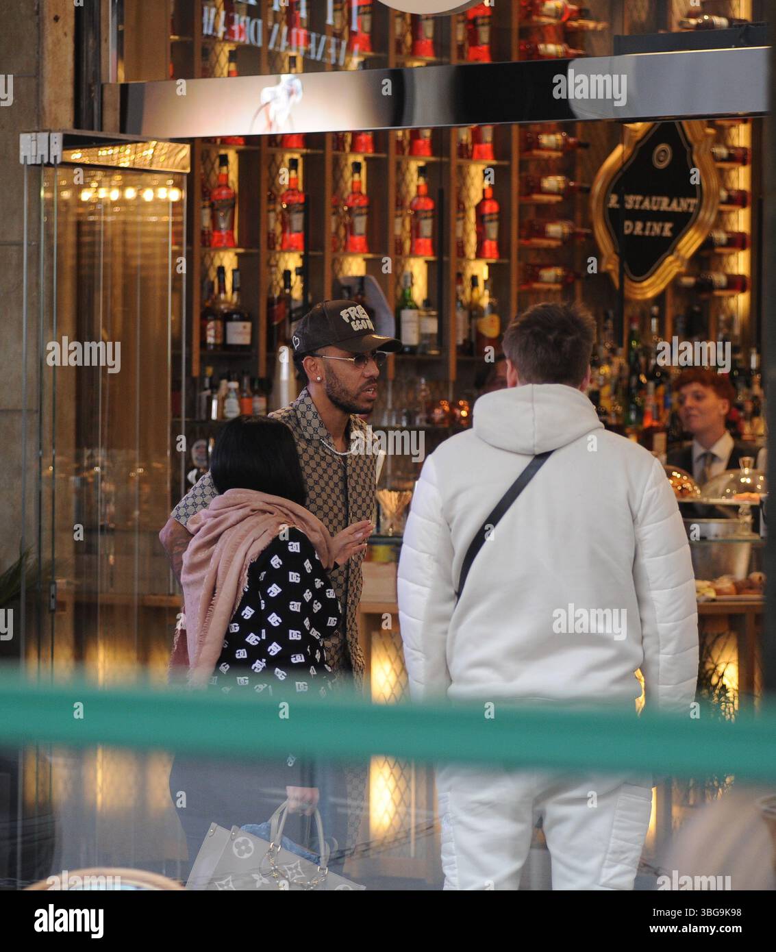 Milan, Pierre Emerick Aubameyang walks through the streets of the ...
