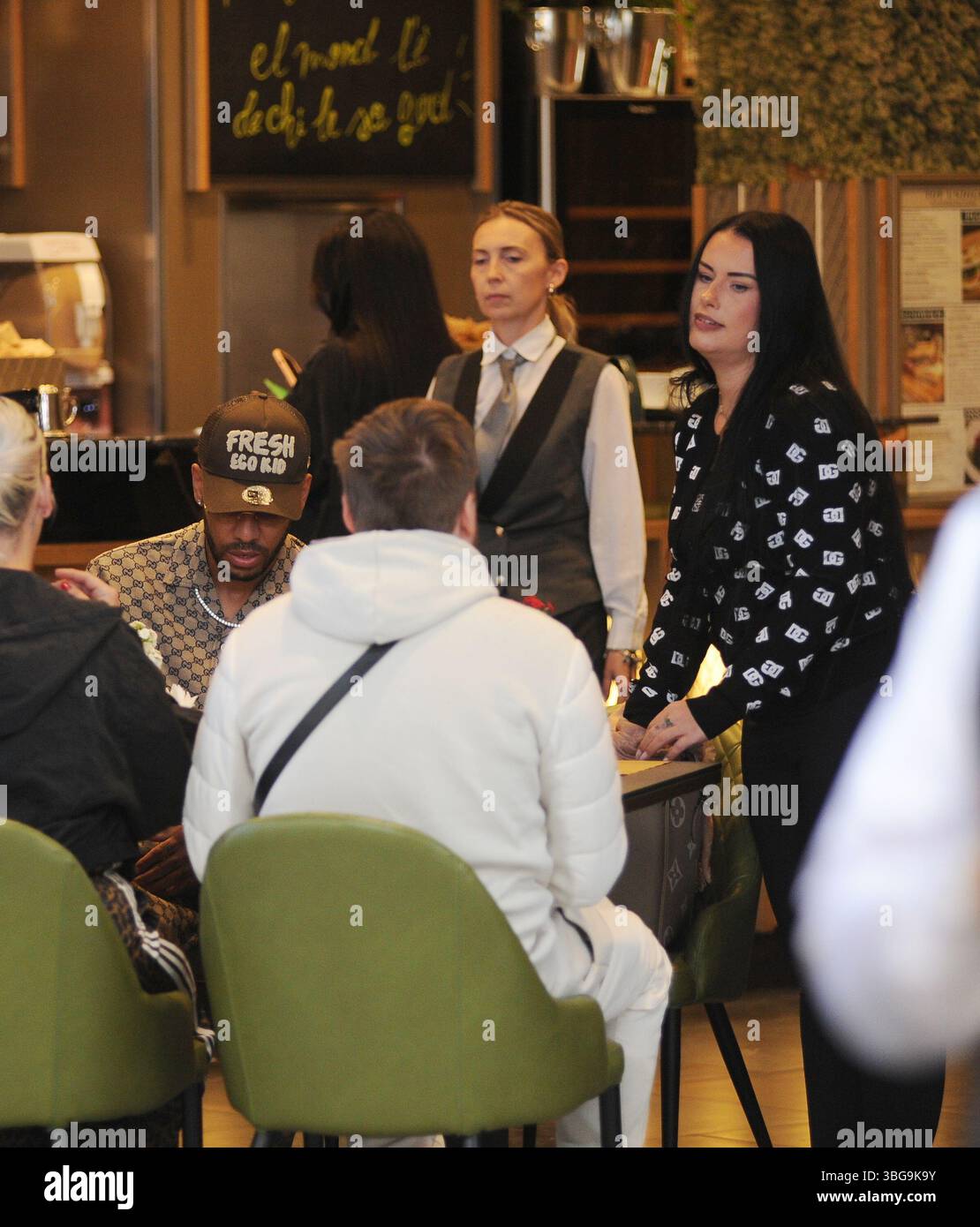 Milan, Pierre Emerick Aubameyang walks through the streets of the ...