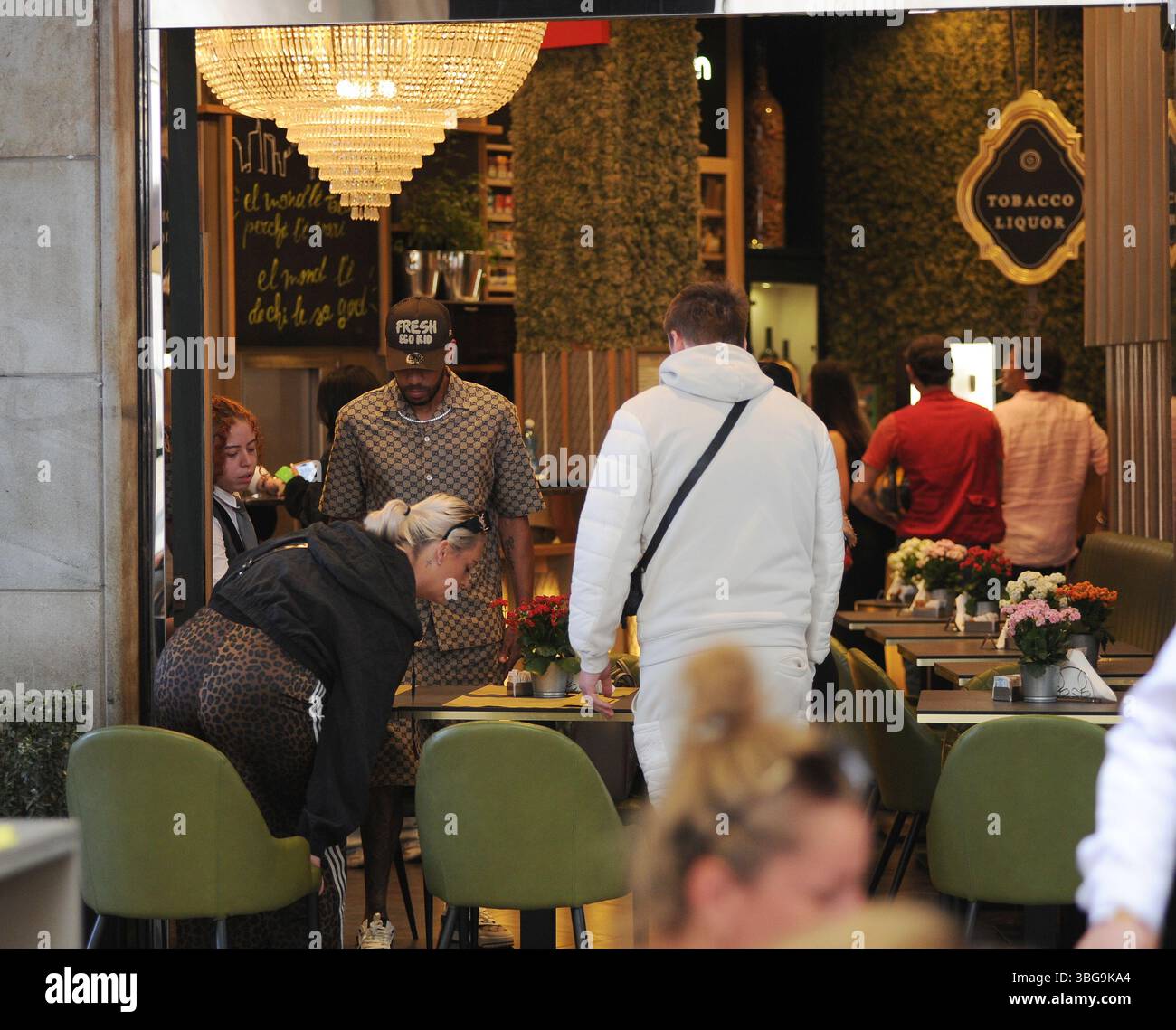 Milan, Pierre Emerick Aubameyang walks through the streets of the ...