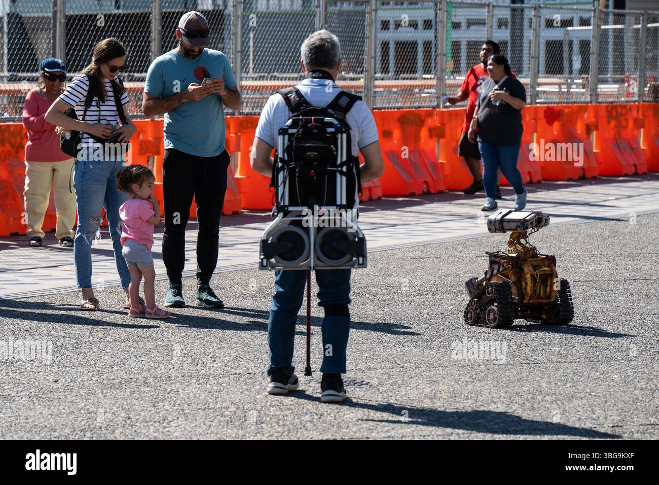 Seattle, USA. 28th May 2025. A remote controlled Wall-E robot on the ...