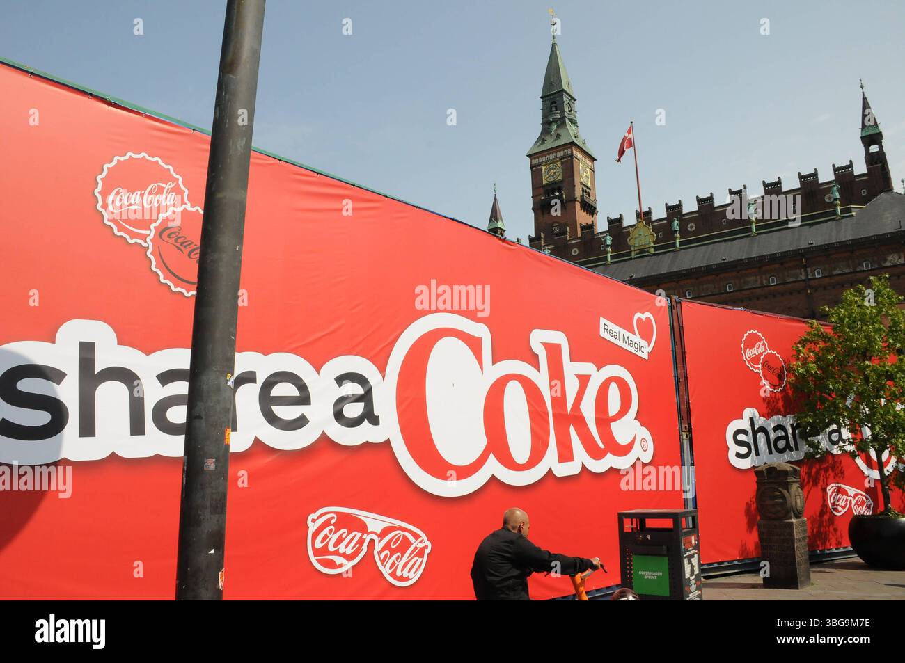 Copenhagen/ Denmark/04 june 2025/Huge cocoa cola promotion billboard ...