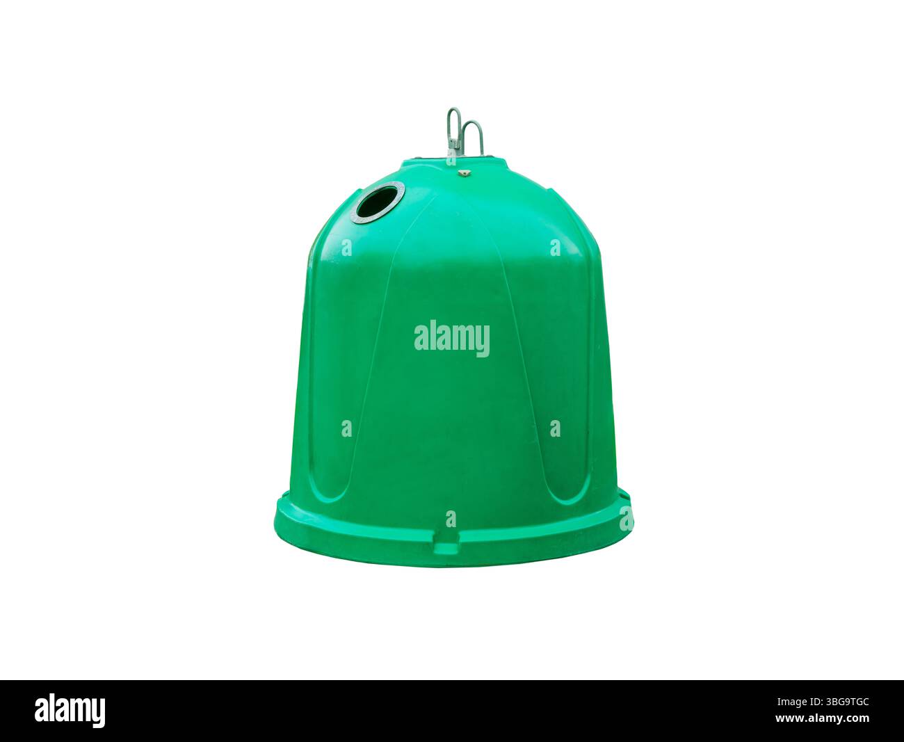 urban container for broken glass isolated on white background Stock ...