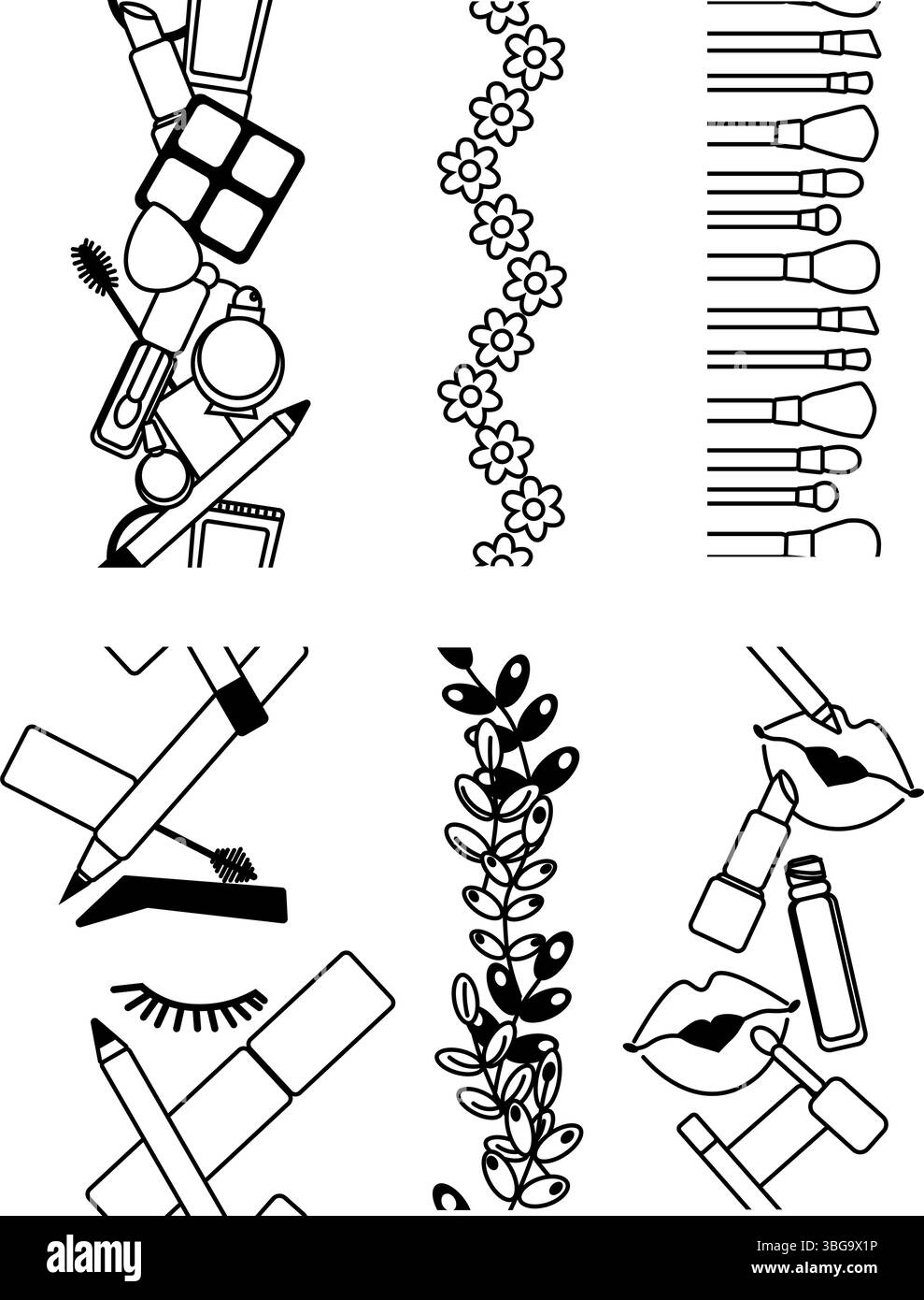 Eyebrow powder Black and White Stock Photos & Images - Alamy