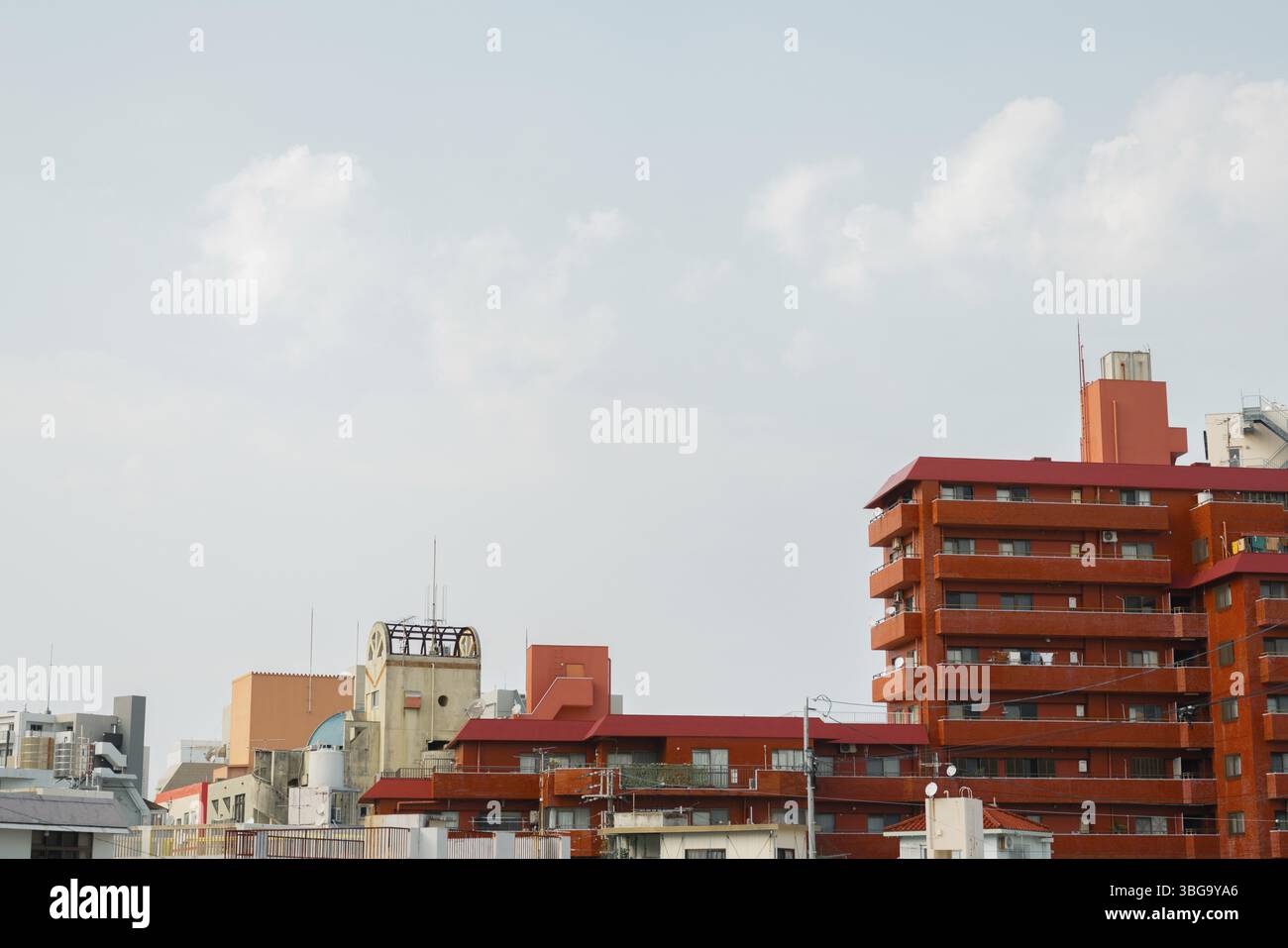 Naha city mansion house buildings in Okinawa, Japan, Asia Stock Photo ...