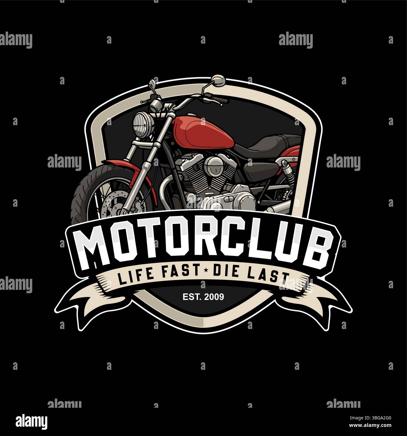 Custom motorcycle emblems, labels, badges, logos, prints, templates ...