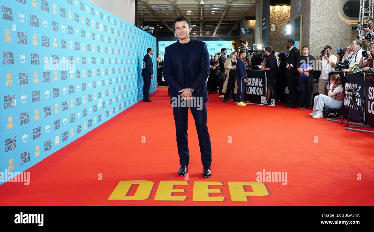 Orlando Bloom attending the world premiere of Deep Cover at the SXSW ...