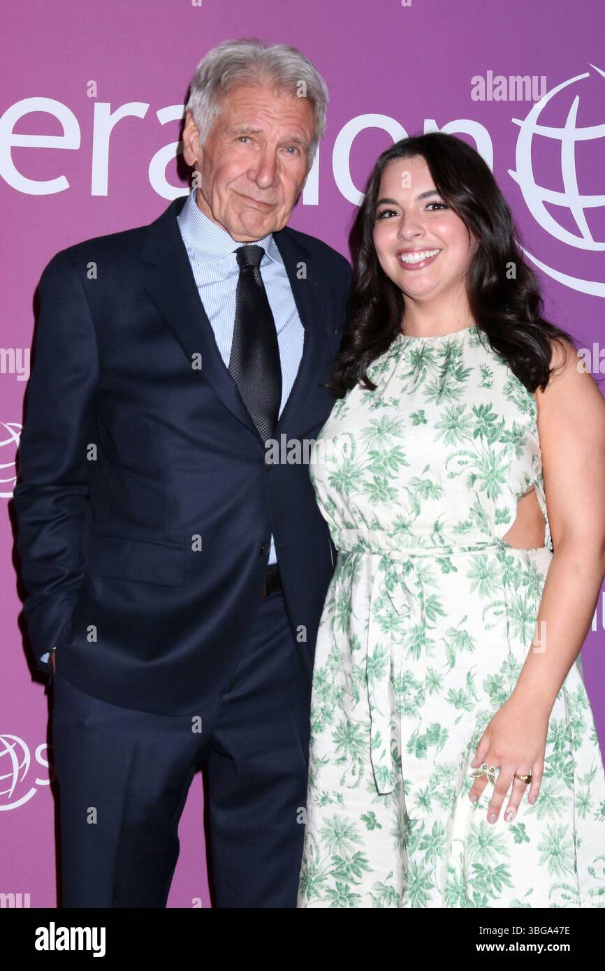June 3, 2025, Los Angeles, California, USA: HARRISON FORD and ISABELLA ...
