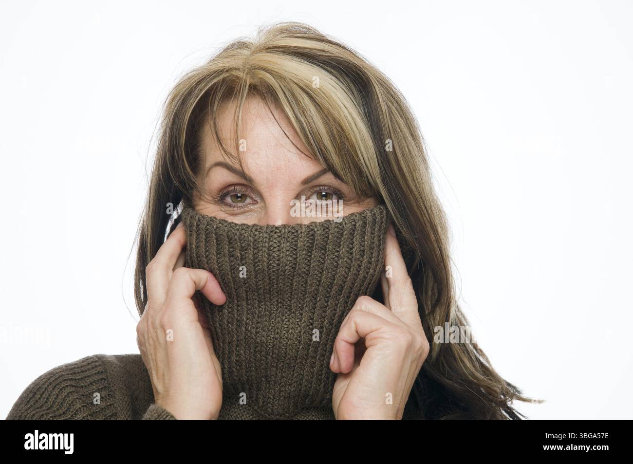Turtleneck pulled over head hi-res stock photography and images - Alamy