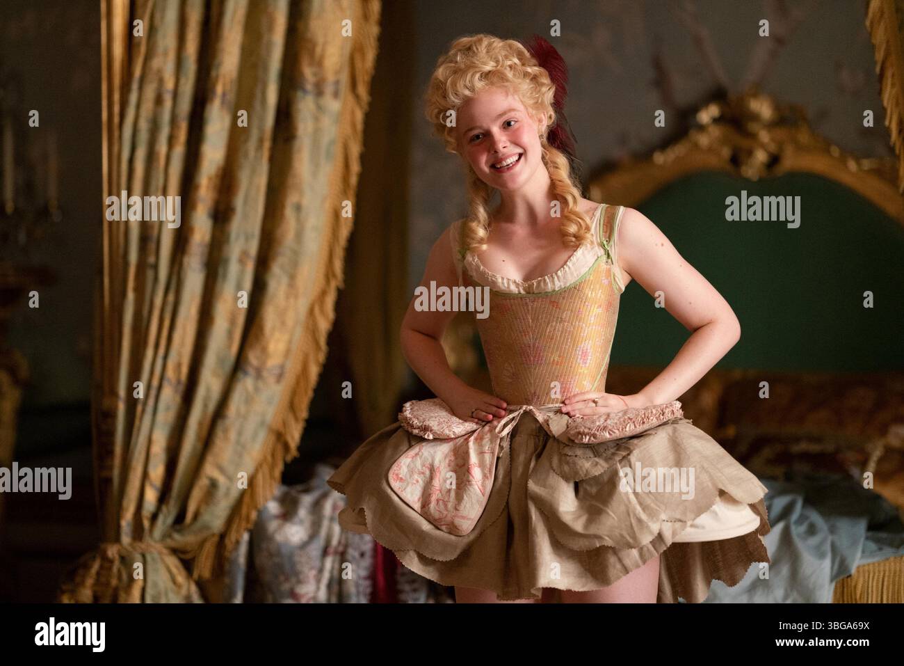 Elle Fanning, "The Great" Season 3, (2023). Photo credit: Christopher Raphael Stock Photo - Alamy