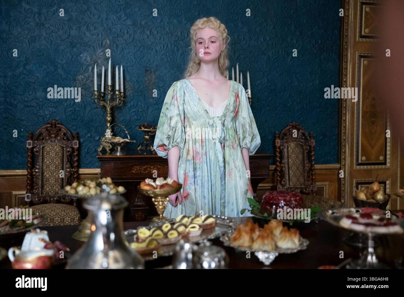 Elle Fanning, "The Great" Season 3, (2023). Photo credit: Christopher Raphael Stock Photo - Alamy