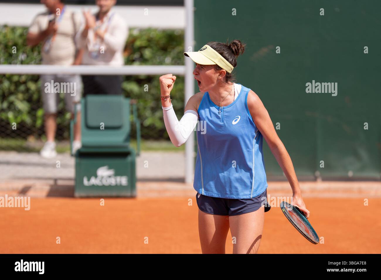 PARIS, FRANCE - JUNE 2: Mia Pohankova of Slovakia during Day Nine of ...