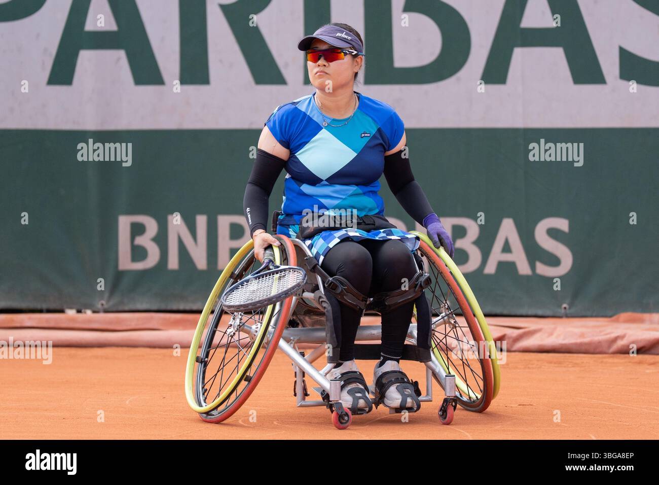 PARIS, FRANCE - JUNE 3: Ziying Wang of China during Day Ten of 2025 ...