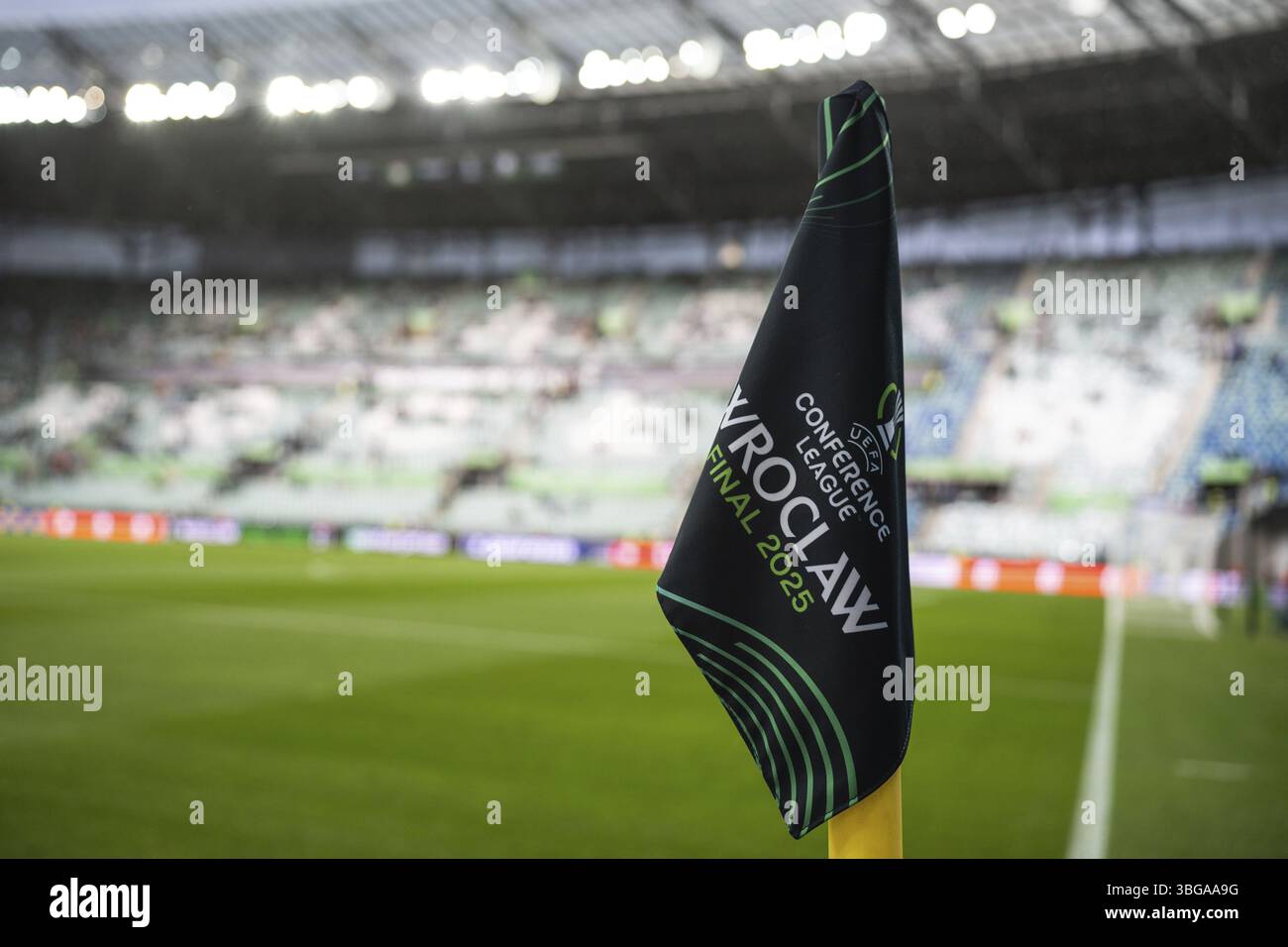WROCLAW, POLAND - MAY 28, 2025: UEFA Conference League Final Football ...