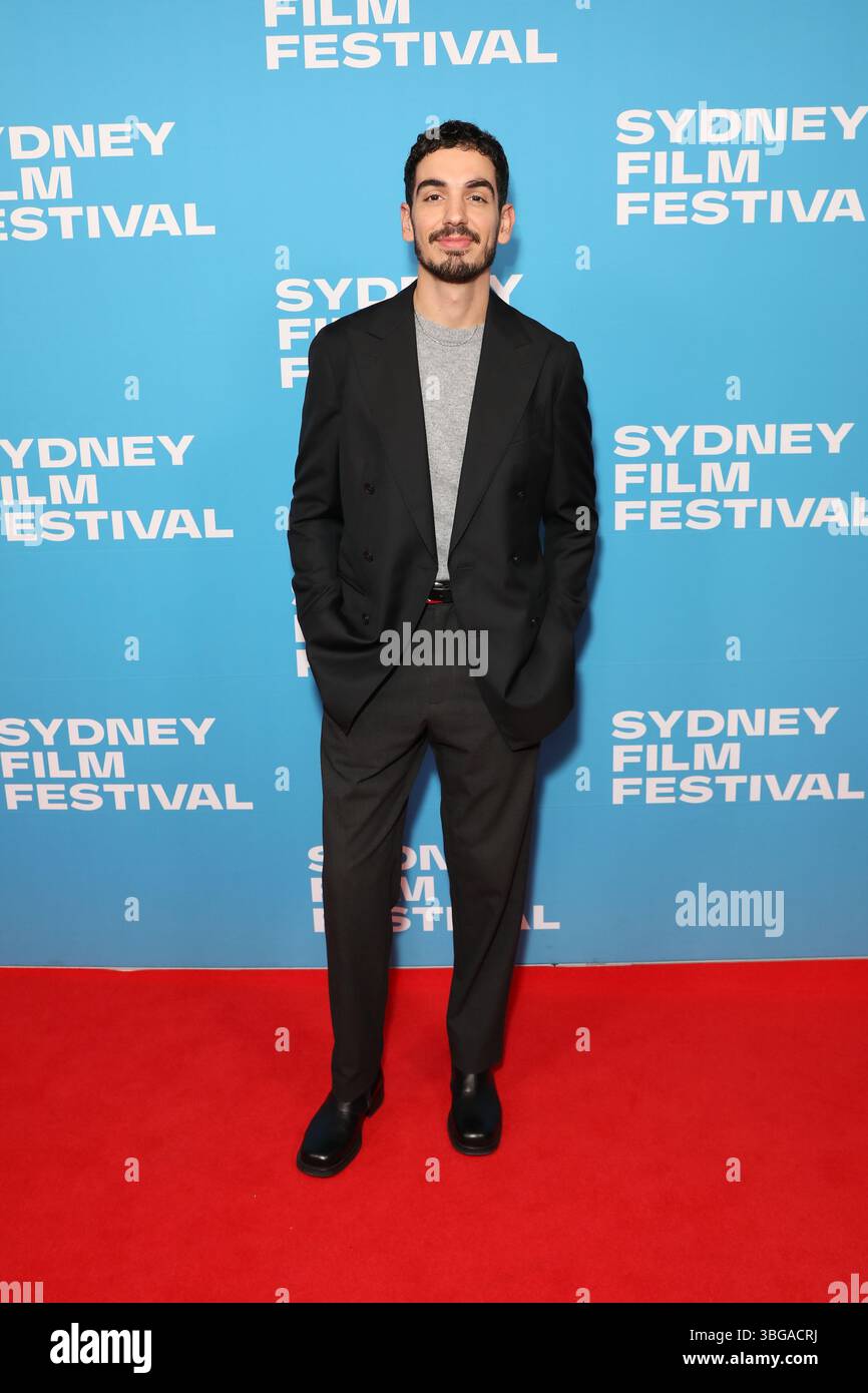 June 4, 2025: JONATHAN LAGUDI attends the Sydney Film Festival Opening Night at the State ...