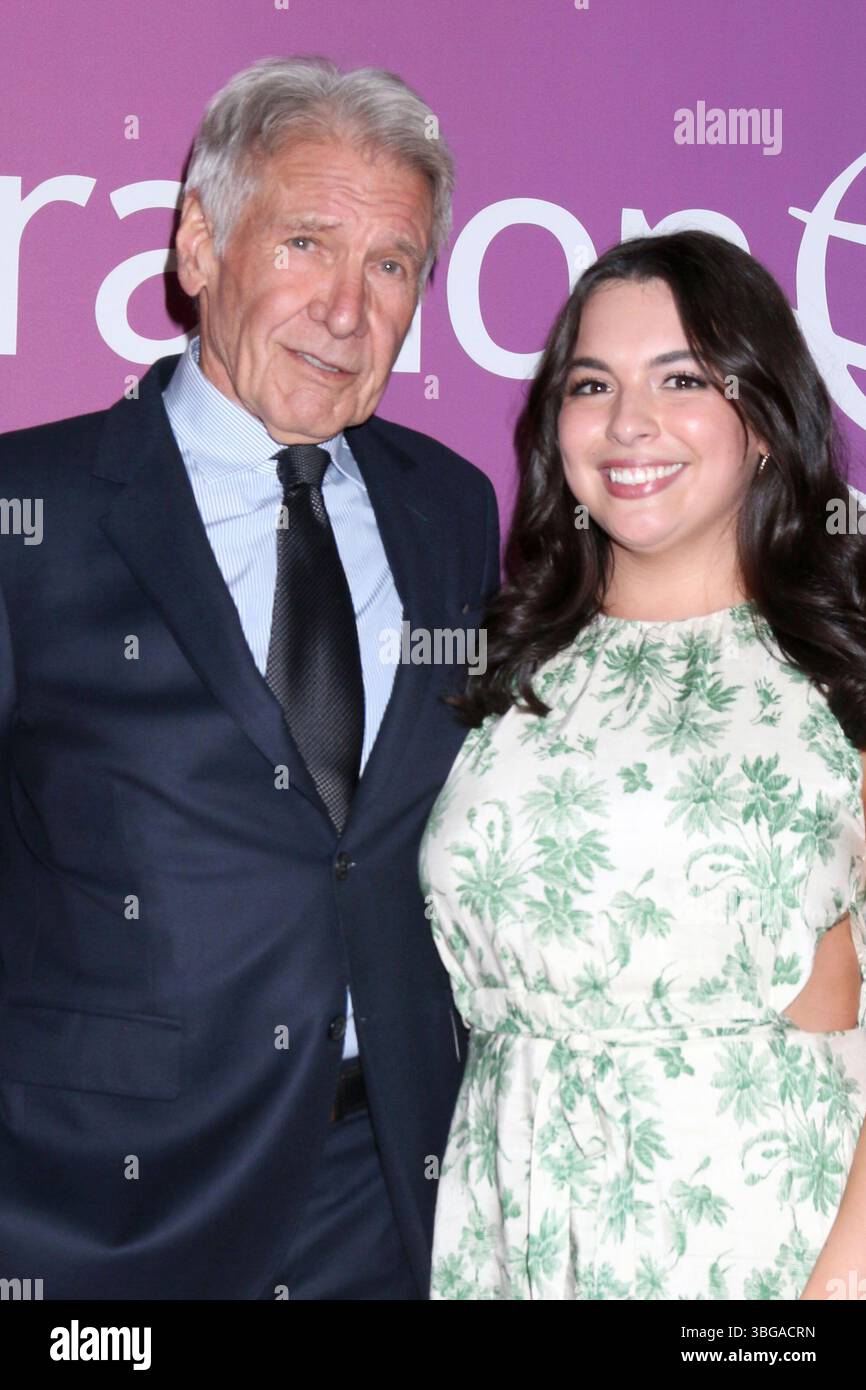 Ca. 03rd June, 2025. Harrison Ford, Isabella Gomez at arrivals for ...