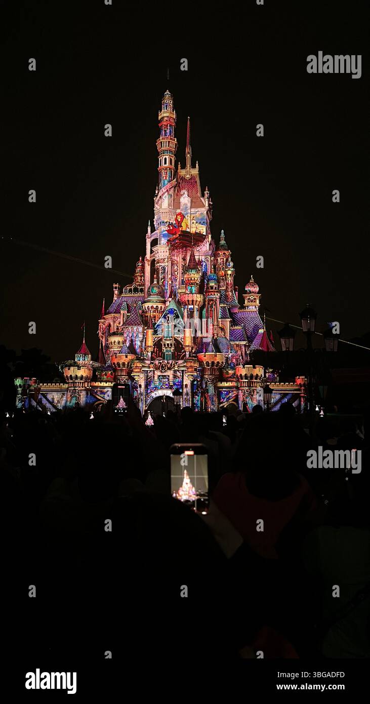 Hk disney castle hi-res stock photography and images - Alamy
