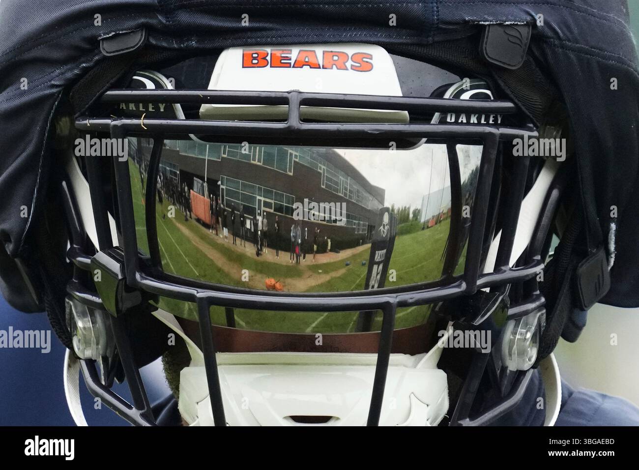 Chicago Bears wide receiver DJ Moore watches teammates during NFL ...