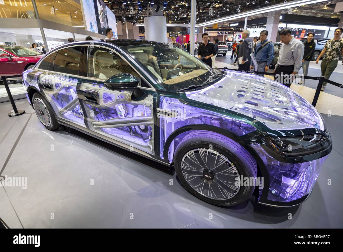 X-ray imaging, car body technology, car body, Chery brand, electric ...