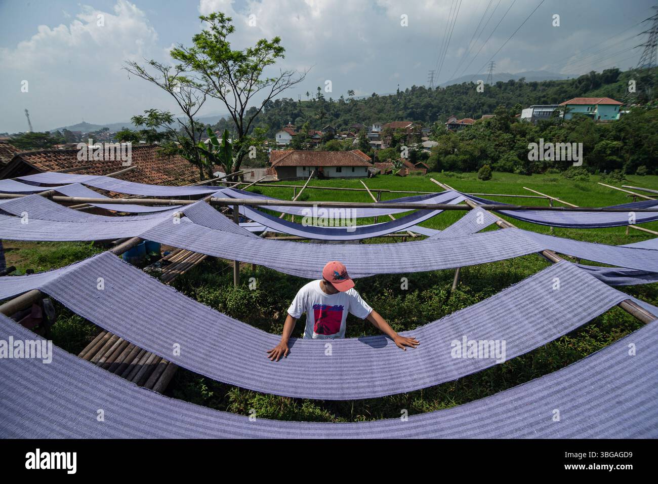 June 4, 2025, Bandung Regency, West Java, Indonesia: Craftsmen dry ...