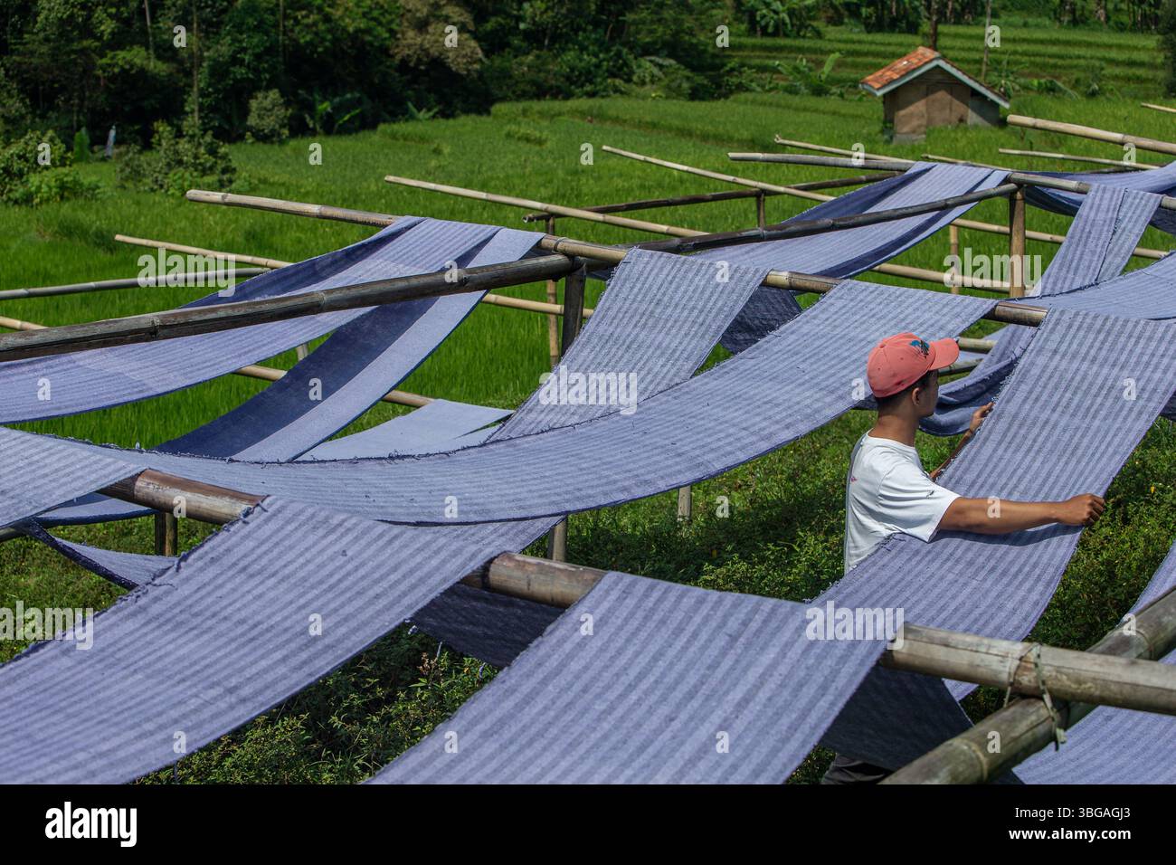 June 4, 2025, Bandung Regency, West Java, Indonesia: Craftsmen dry ...