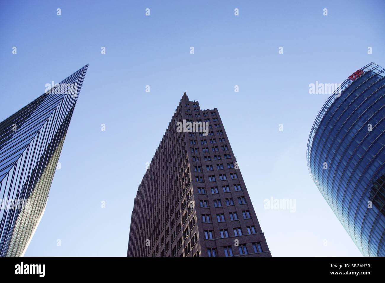 Office tower blocks at Potsdamer Platz in Berlin Stock Photo - Alamy