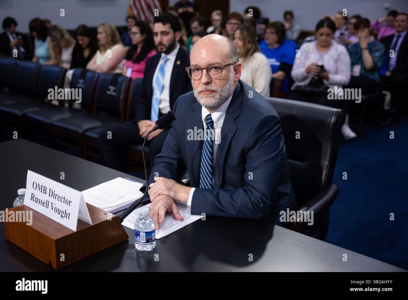 Office of Management and Budget Director Russell Vought prepares to ...