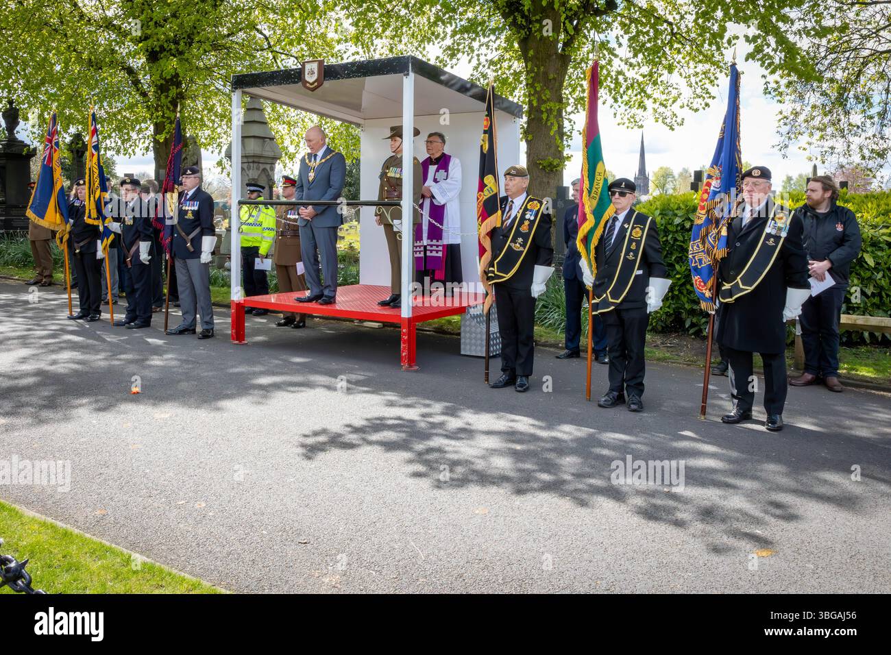 ANZAK Day 2024 was celebrated in Soldier's Corner at Warrington ...