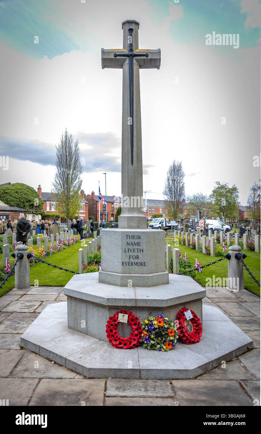 ANZAK Day 2024 was celebrated in Soldier's Corner at Warrington ...