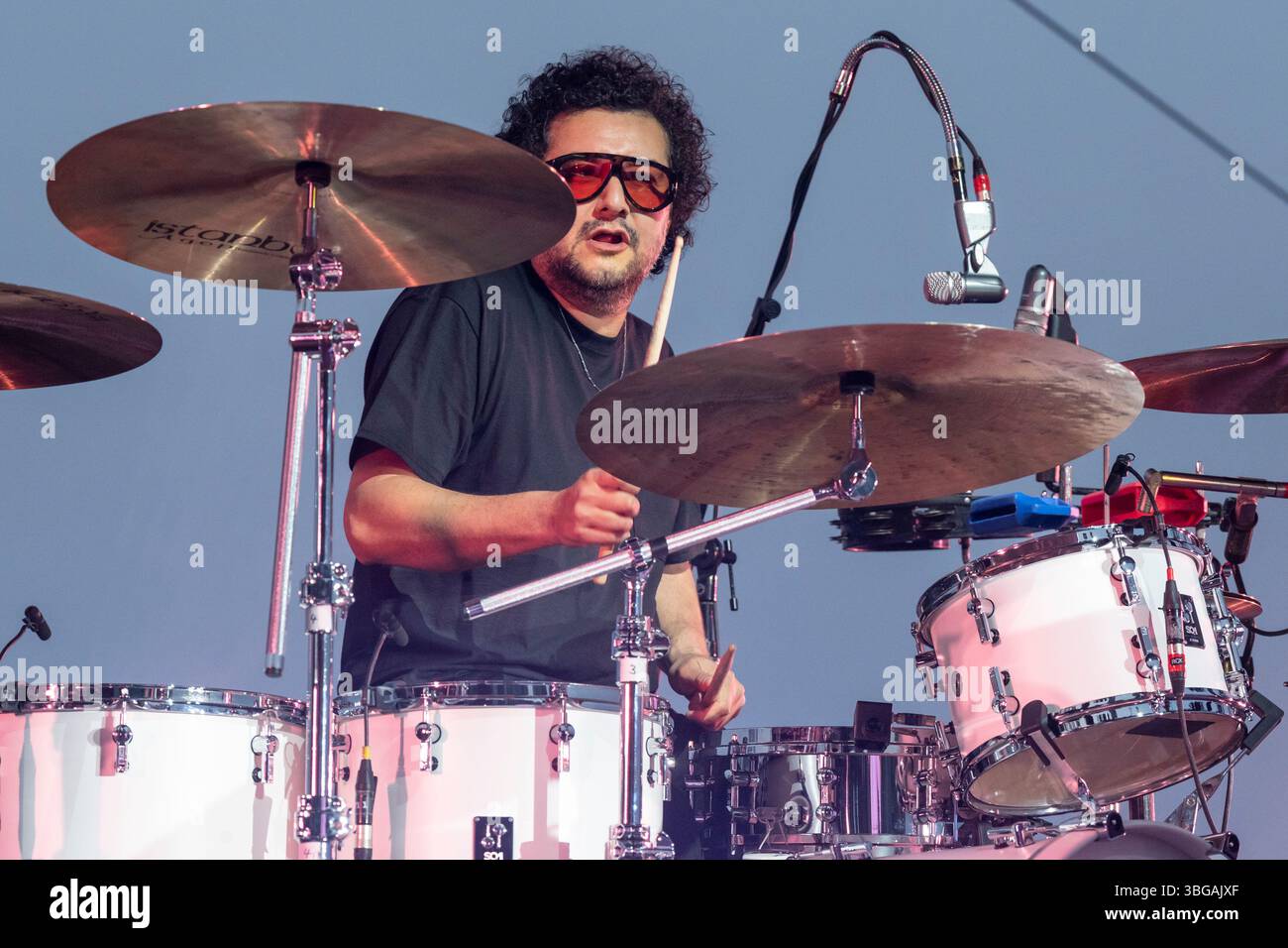 Alexis Nunez performs as part of The Kooks 'All Over The World Tour' on ...