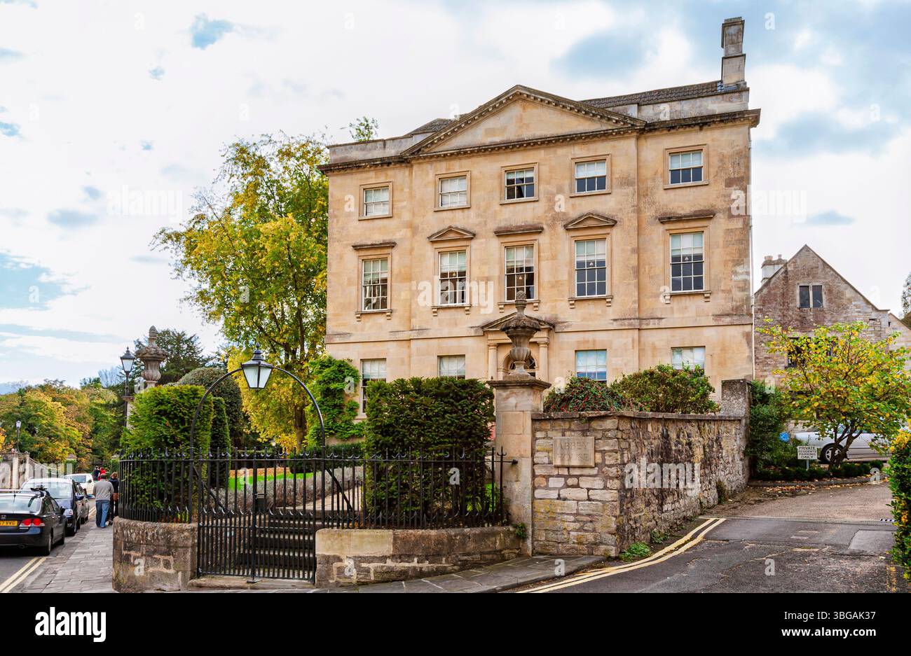 Abbey House, a three-storey, five-bay Georgian Palladian style mansion ...