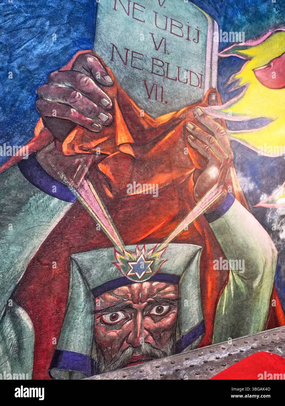 This is one of 25 murals by Croatian-American artist Maxo Vanka in St ...