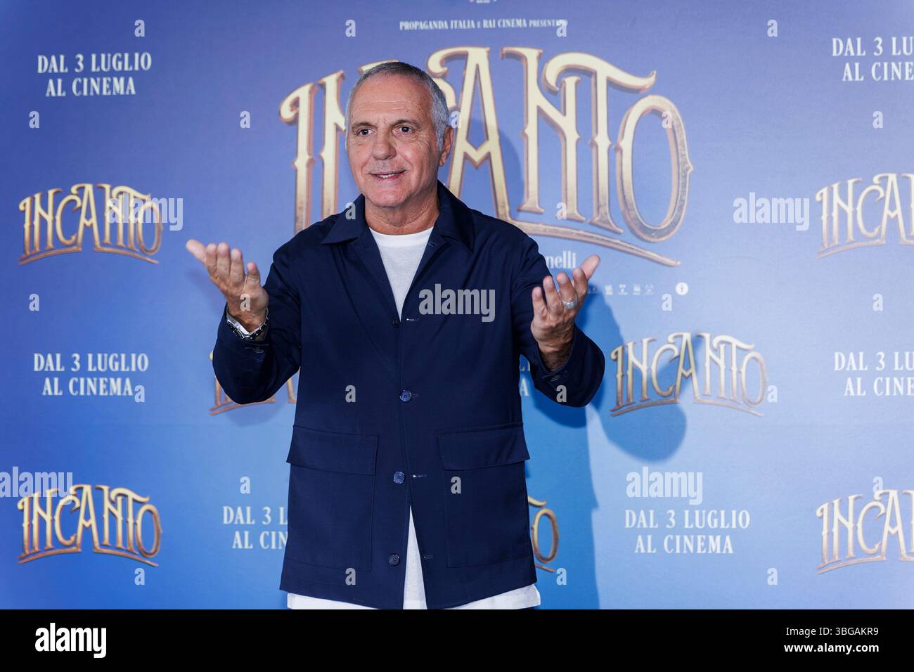 Rome, Italy. 04th June, 2025. Giorgio Panariello attends the photocall ...