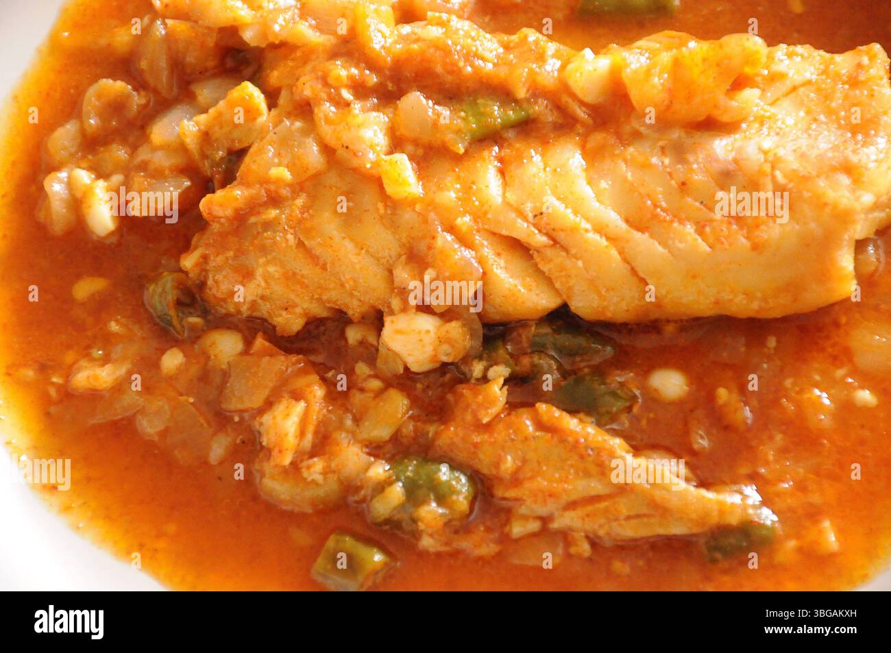 Copenhagen/ Denmark/04 june 2025/. Home mme cooked code fish dish ...