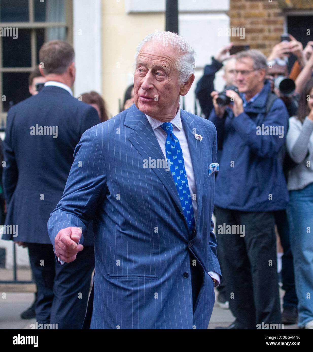 June 4, 2025, London, England, United Kingdom: King CHARLES III leaves ...