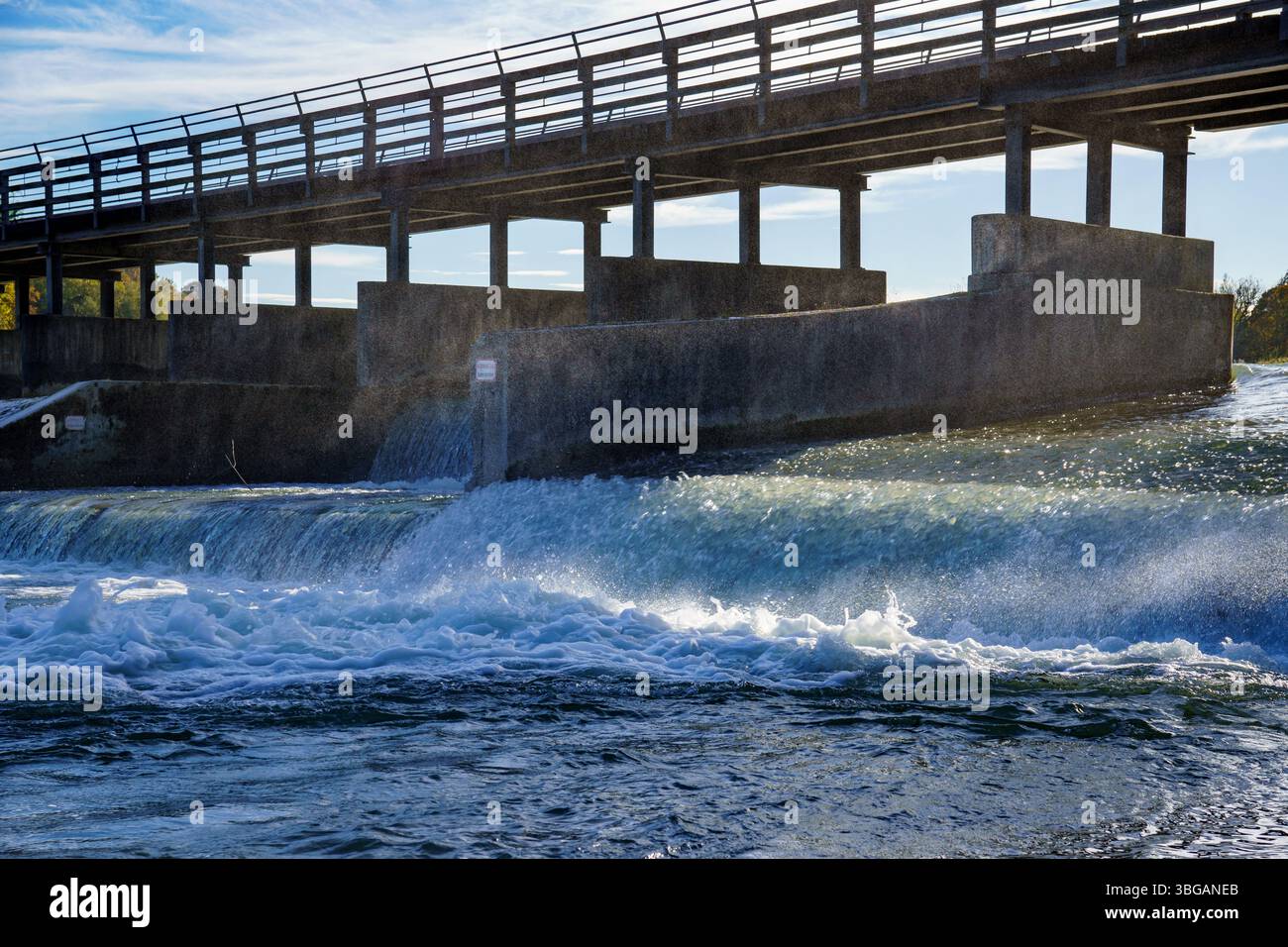 The Flauchersteg, A Pedestrian And Cycle Bridge Over The Isar In Munich ...