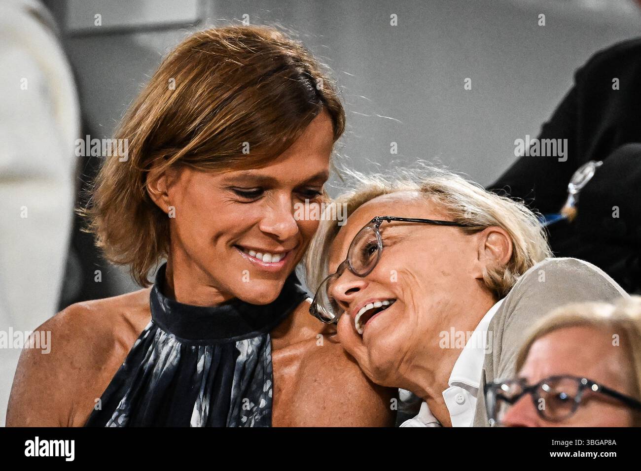 Muriel ROBIN with his wife Anne LE NEN during the eleventh day of the ...