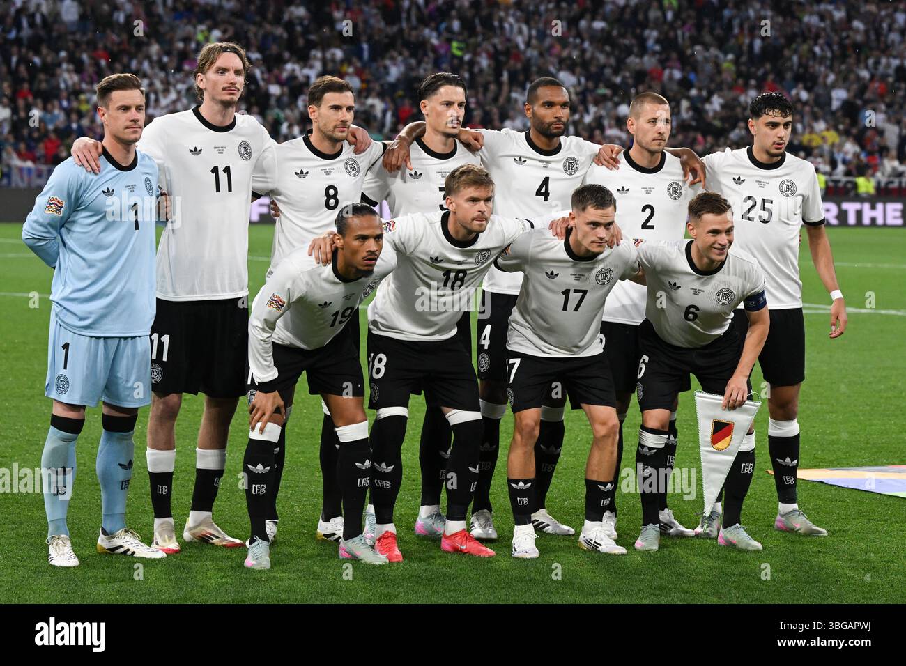 Munich, Germany. 04th June, 2025. Soccer: Nations League A, Germany ...